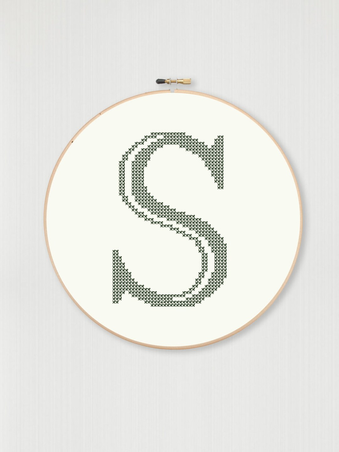 Cross Stitch S, Castellar Font, Instant Digital Download - Etsy