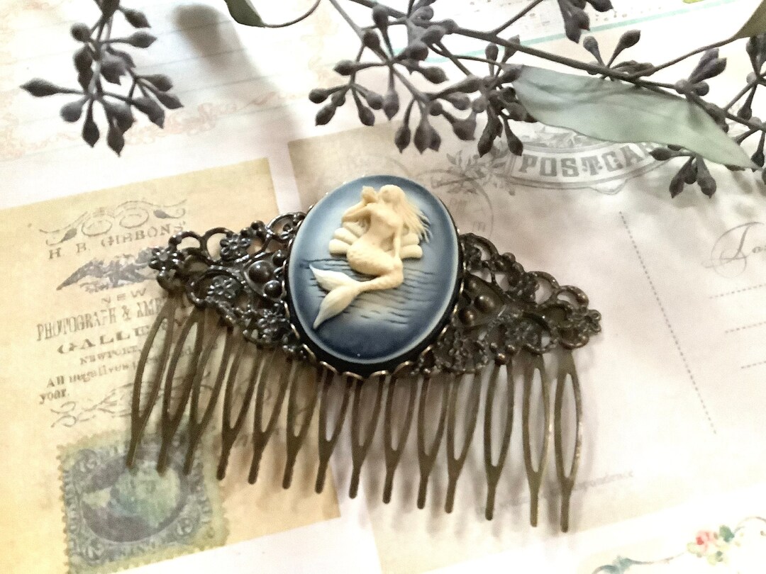 Hair Accessory-mermaid-hair Comb-nautical-mystical-combs - Etsy