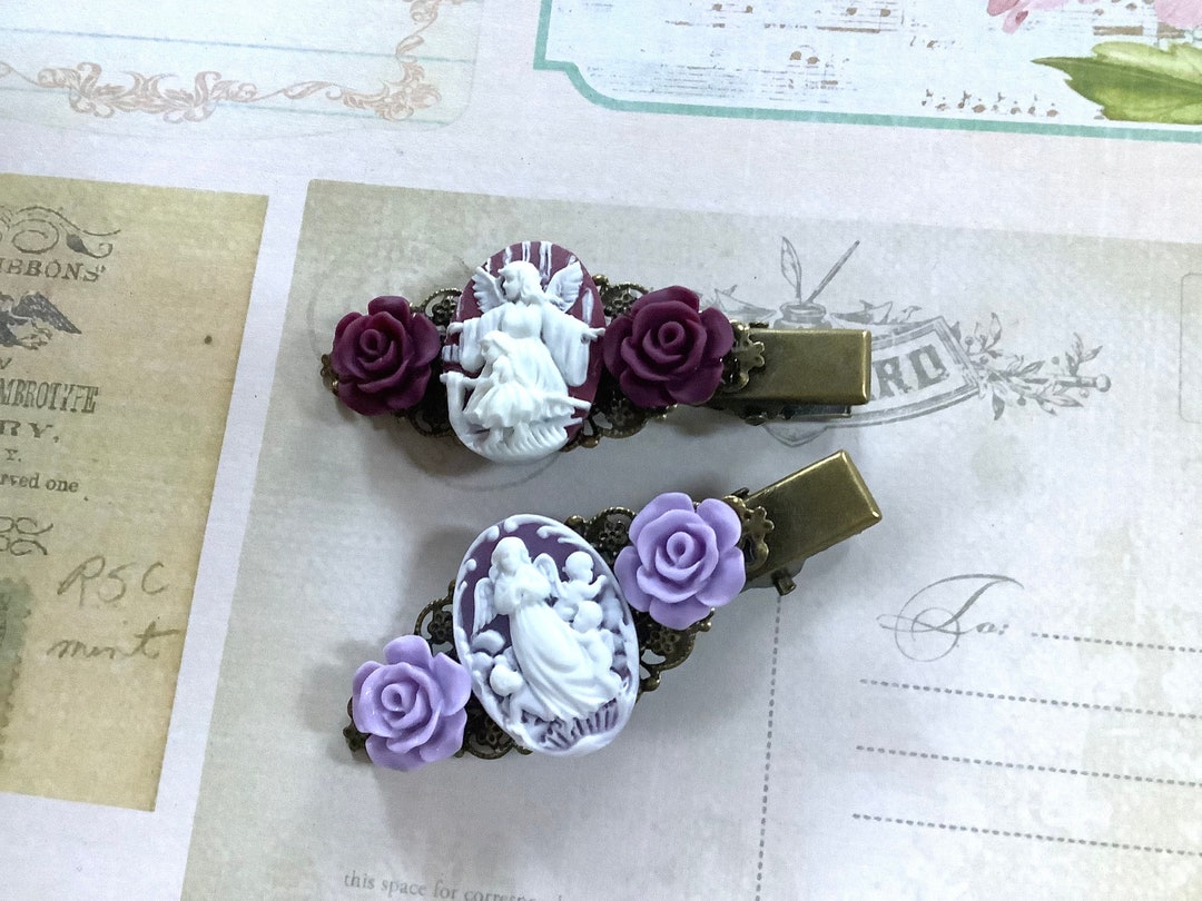 Angels-hair Clip-christmas-religious-hair Accessory - Etsy