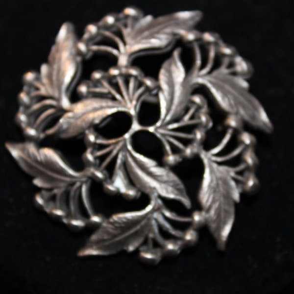 Pewter Brooch - Etsy