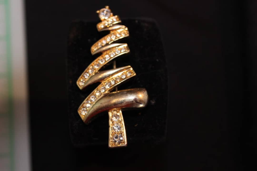 MONET - the Famous Monet Moderne Christmas Tree Brooch - Etsy