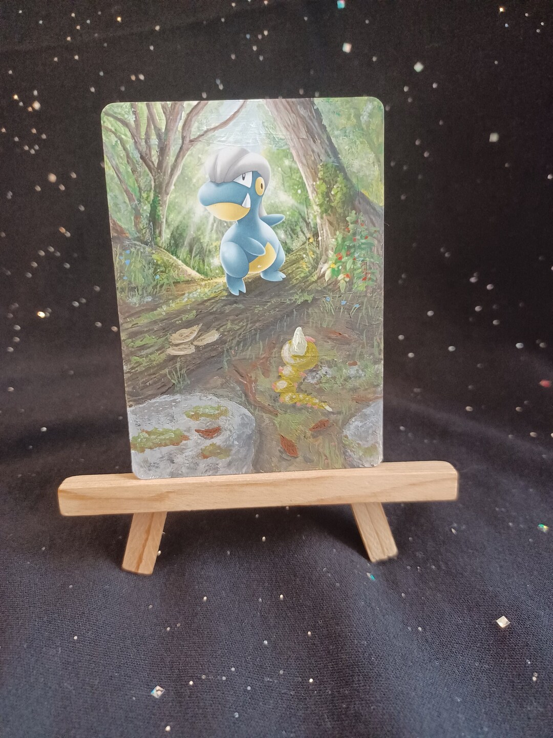 Bagon Painted Pokemon Card - Etsy