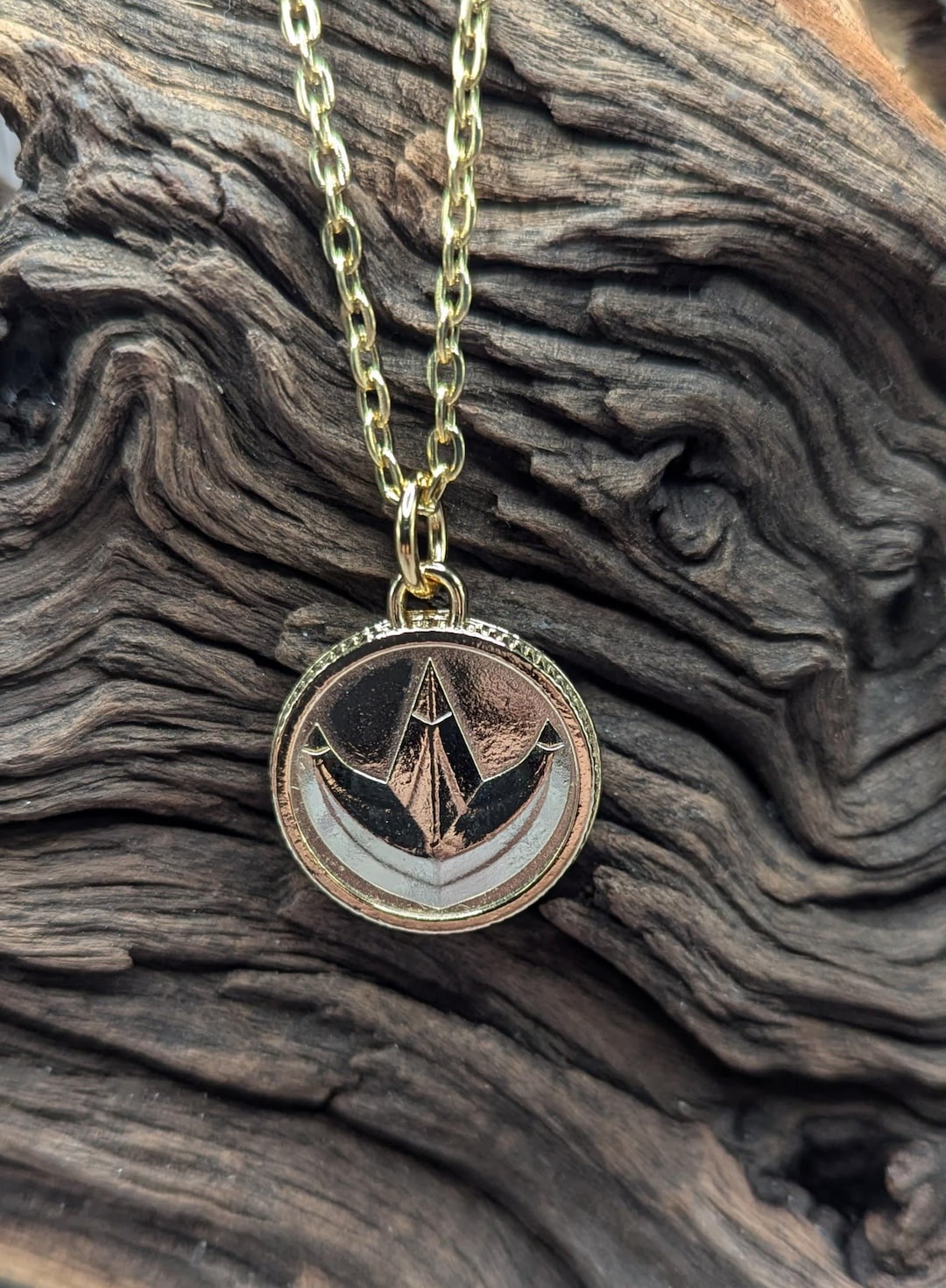 Green Power Rangers Legacy Dragon Coin Necklace Hand Cast Metal Bronze ...