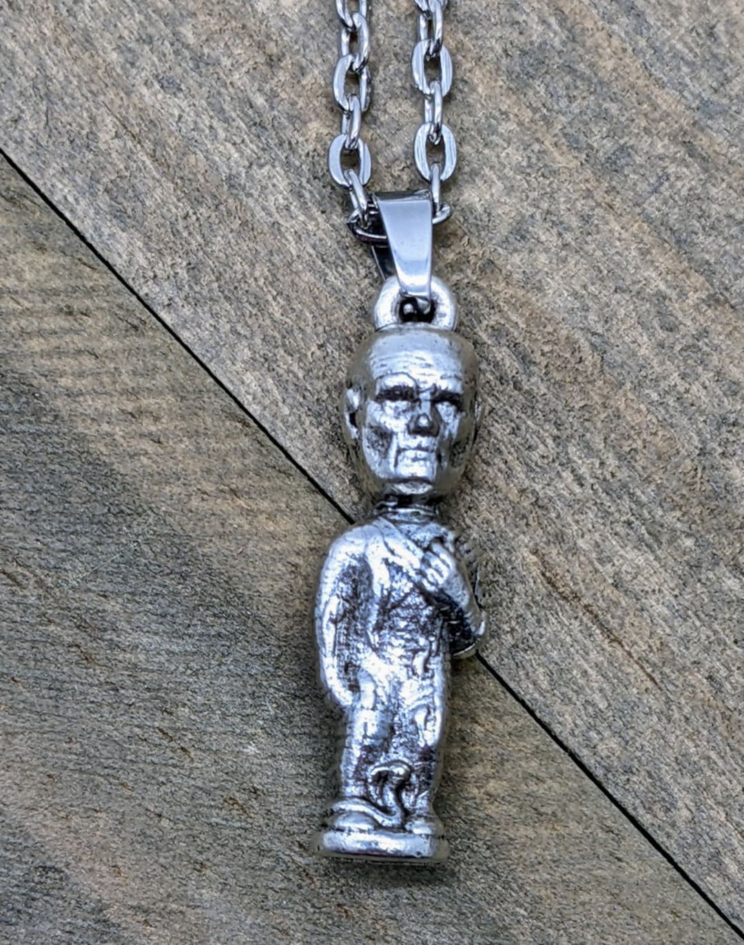 Universal Monsters Mummy Soaky Silver Plated Necklace - Etsy