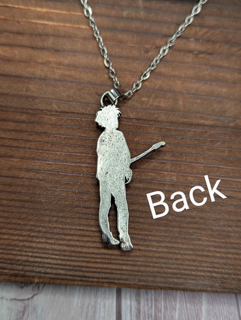 The Cure Robert Smith Silhouette Necklace - Etsy