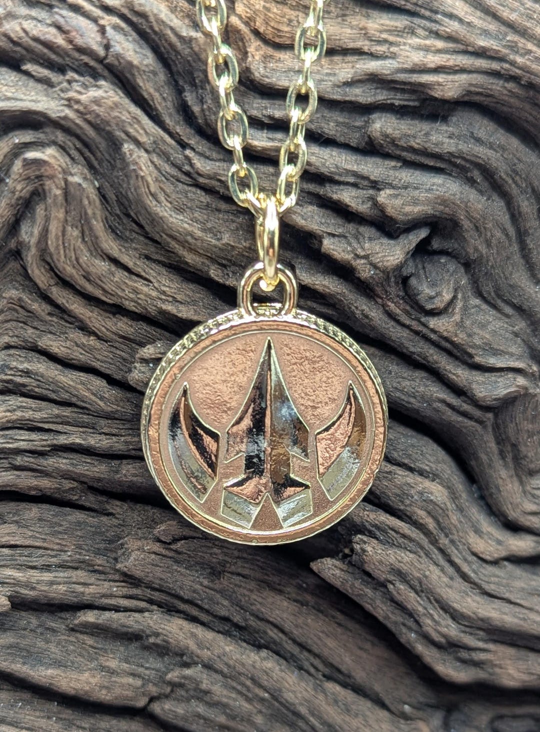Lord Drakkon Power Rangers Lightning Power Coin Necklace Hand Cast ...