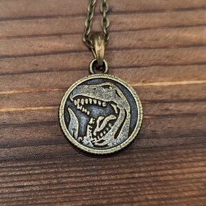 Power Rangers RED Power Coin Necklace Hand Cast Metal Bronze Finish - Etsy