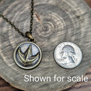 Green Power Rangers Legacy Dragon Coin Necklace Hand Cast Metal Bronze ...