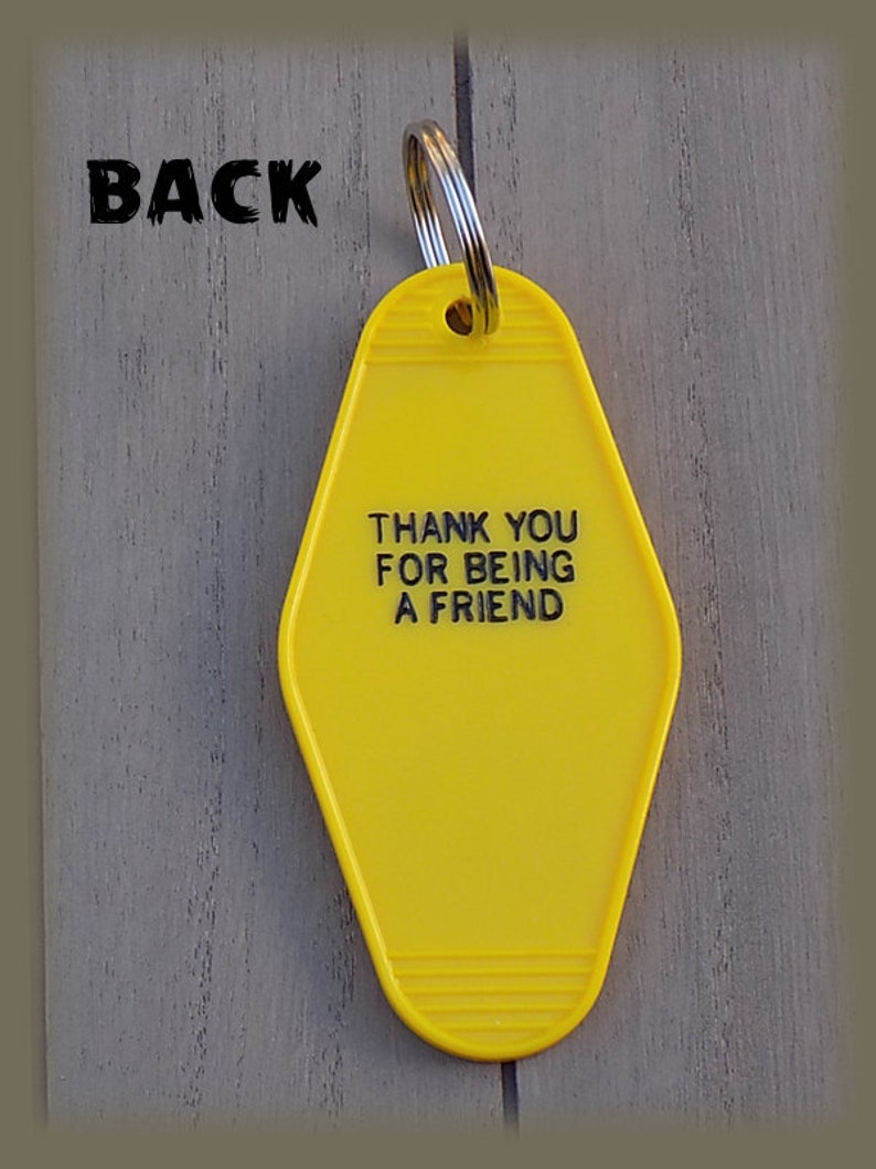 Golden Girls Shady Pines Retro Hotel Keychain Vintage Style - Etsy