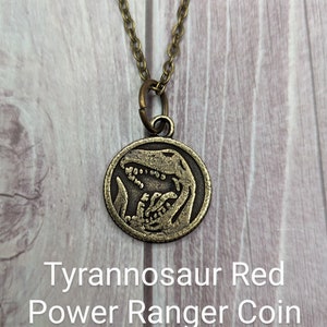 Original Mighty Morphin Power Ranger Coin Necklaces - Etsy