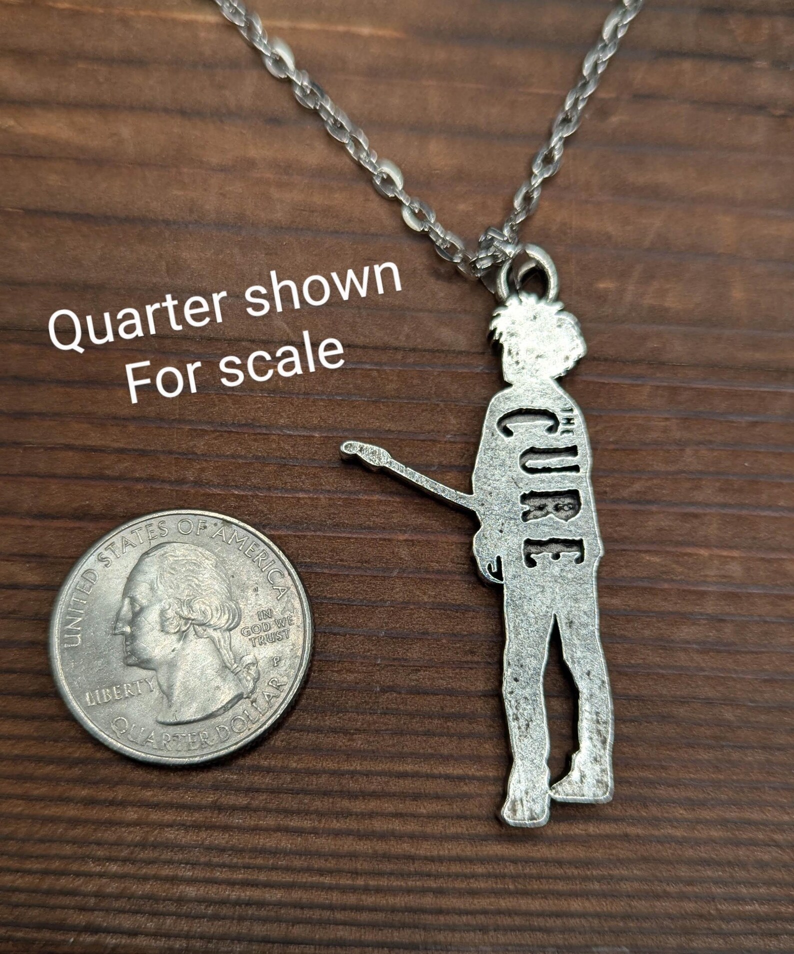 The Cure Robert Smith Silhouette Necklace - Etsy