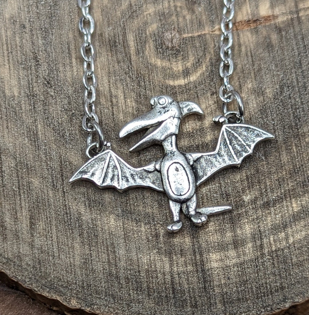 Pee Wee Herman Pterri Necklace Silver Plated Fine Grade Pewter ...