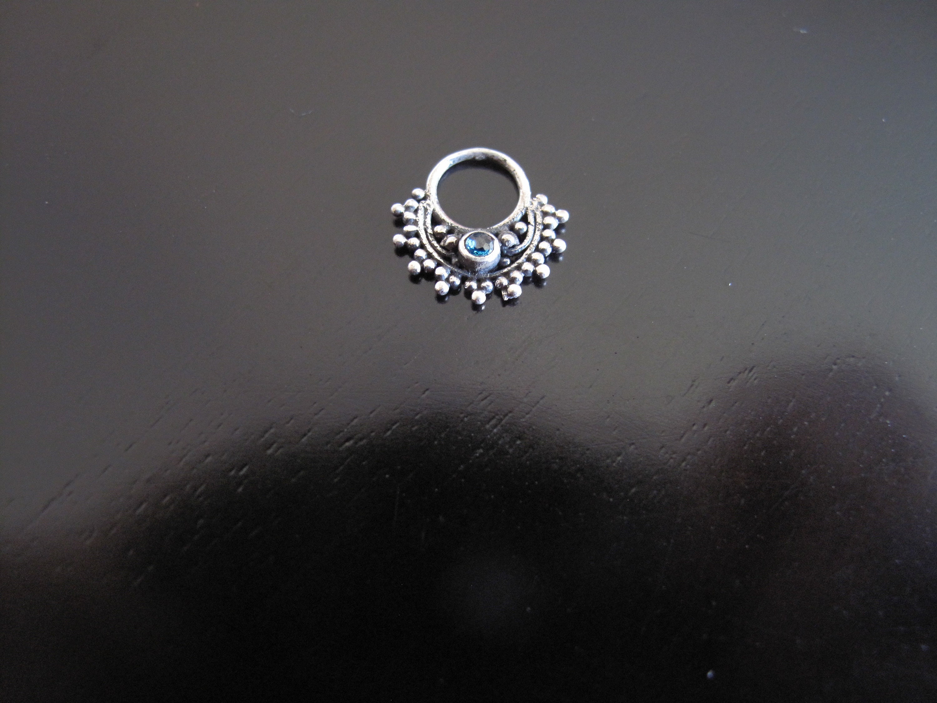 Helix Piercing Silver Helix Tragus ring Tiny ring Tiny | Etsy