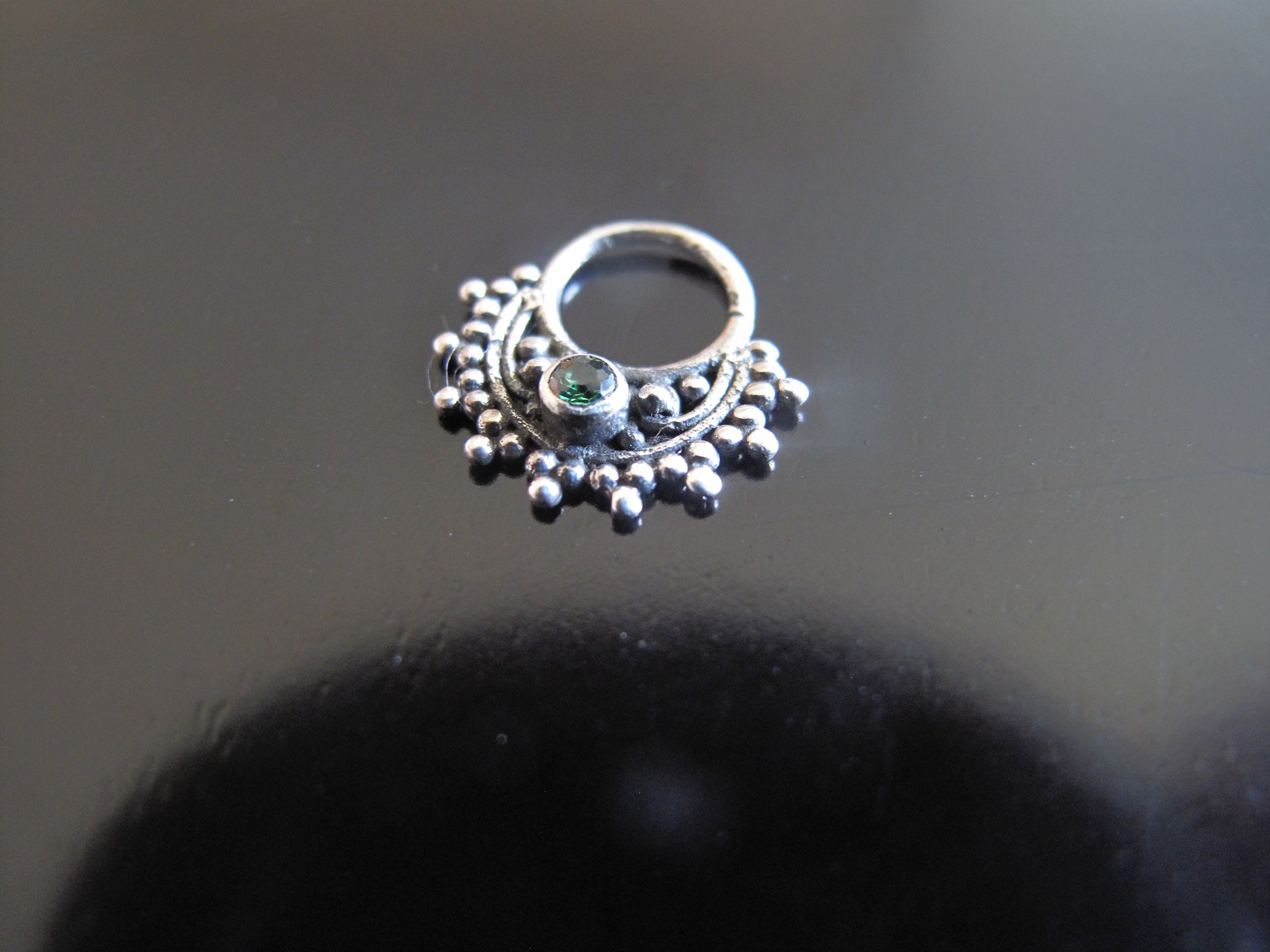 Helix Piercing Silver Helix Tragus ring Tiny ring Tiny | Etsy