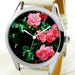 Pink Roses Watch for Women Unique Gifts Womens Watch - Etsy