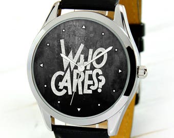 Who Cares Watch | Etsy