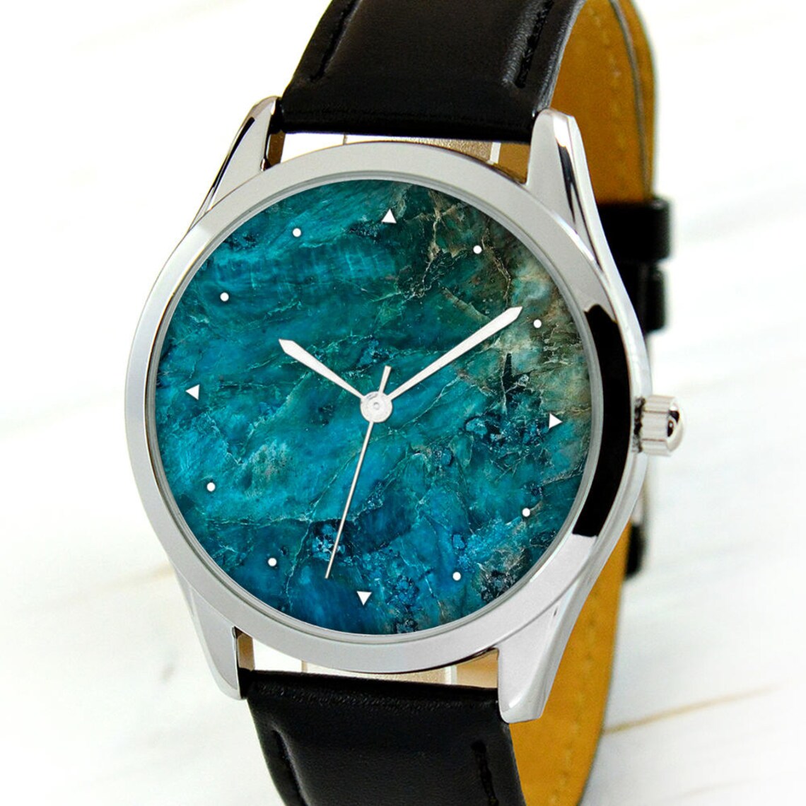 Blue Marble Watch Unique Gifts Womens Watch Mens Watch - Etsy