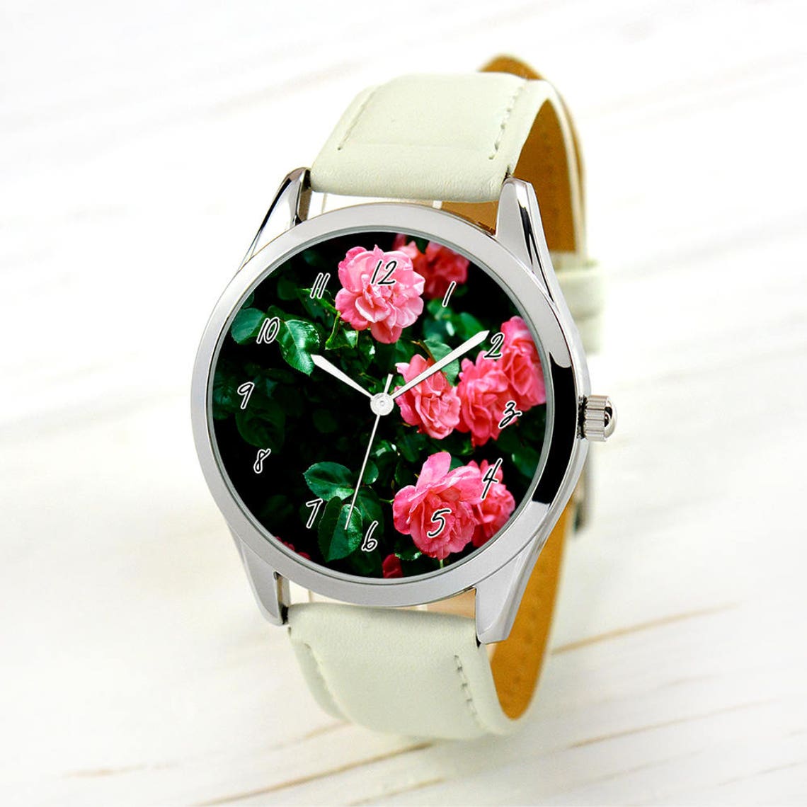 Pink Roses Watch for Women Unique Gifts Womens Watch - Etsy