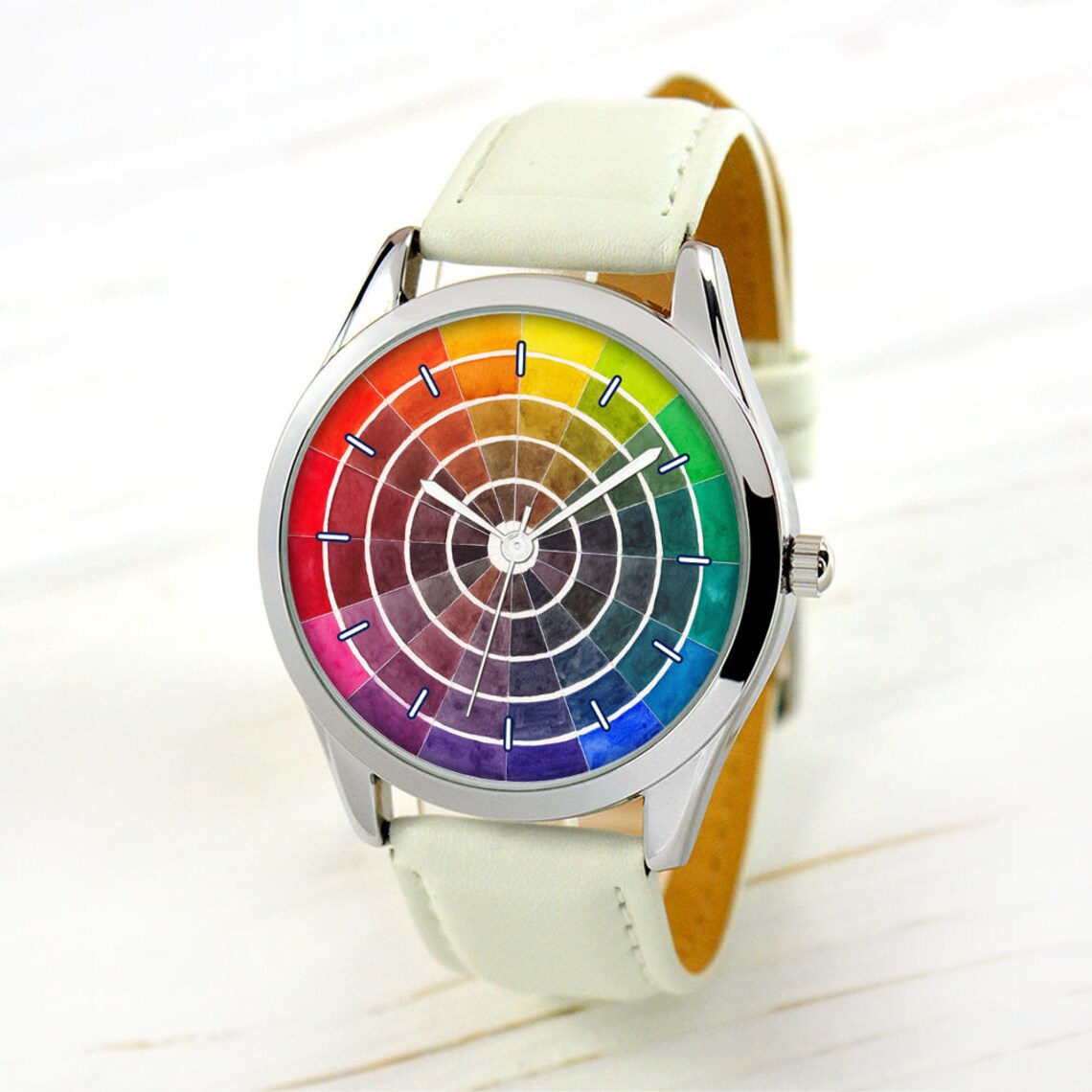 Color Wheel Watch Gift for Artist Watches for Men Womens - Etsy