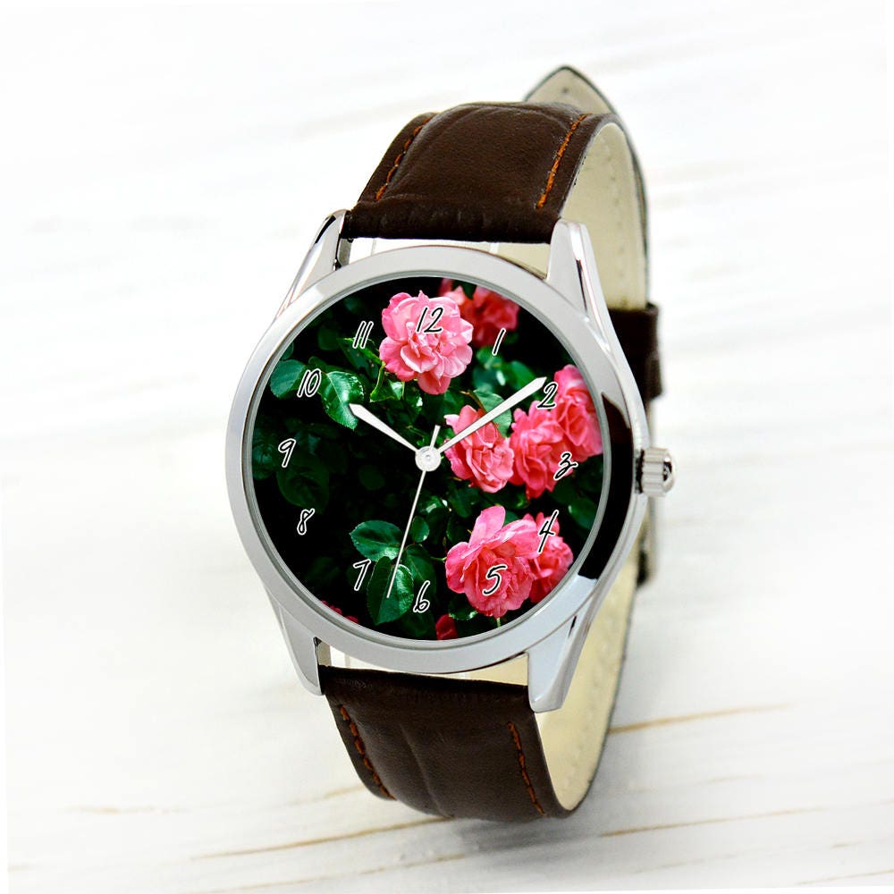 Pink Roses Watch for Women Unique Gifts Womens Watch - Etsy