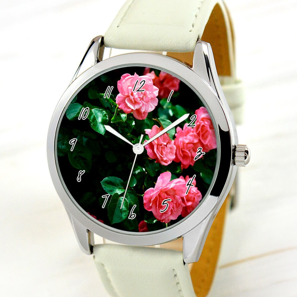 Pink Roses Watch for Women Unique Gifts Womens Watch - Etsy
