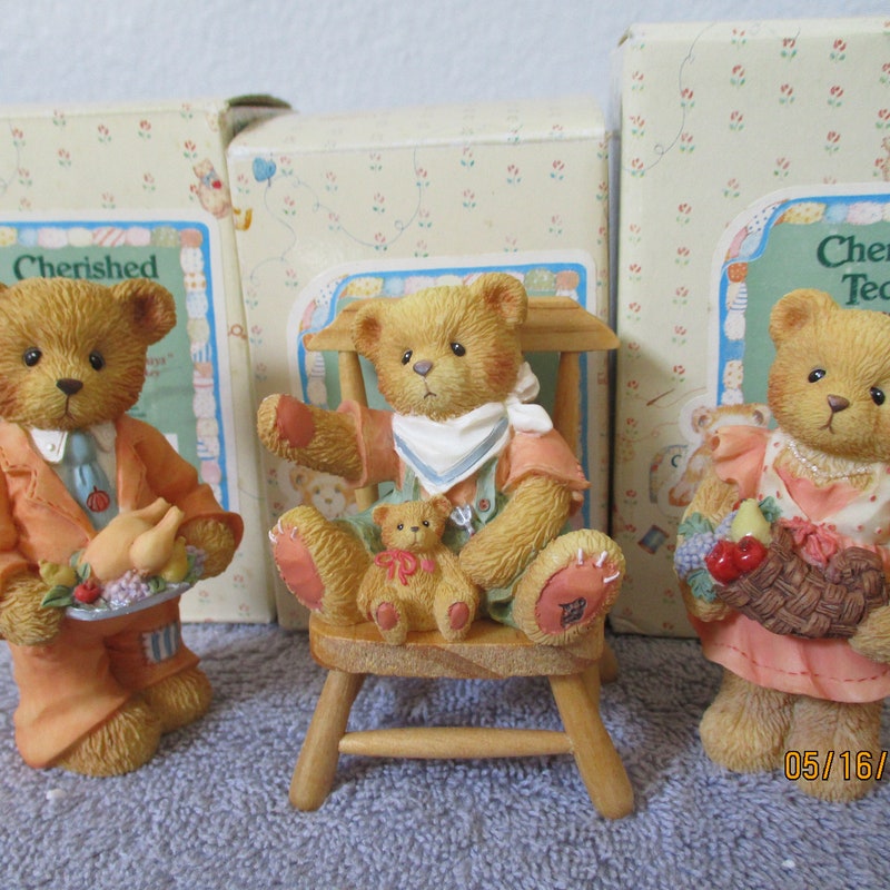 Cherished Teddies Figurines Mom - Etsy