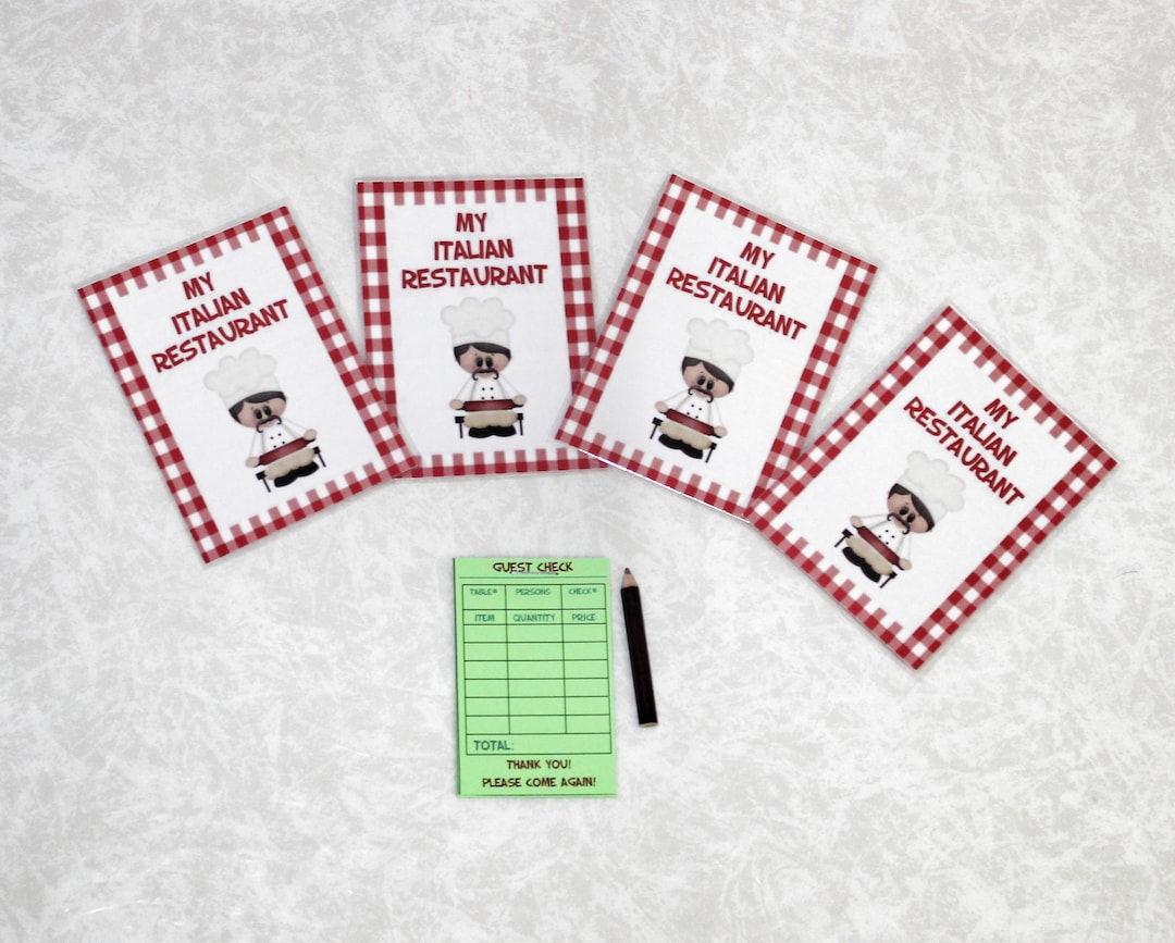 Doll Accessories - 18 Inch Doll - Doll Menu - Menu Set - Pretend Play ...
