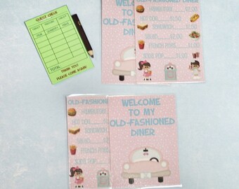 Doll Restaurant Menu - Etsy