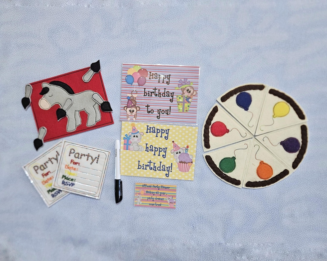 Birthday Set - Pretend Play - Imaginative Play - Dramatic Play ...