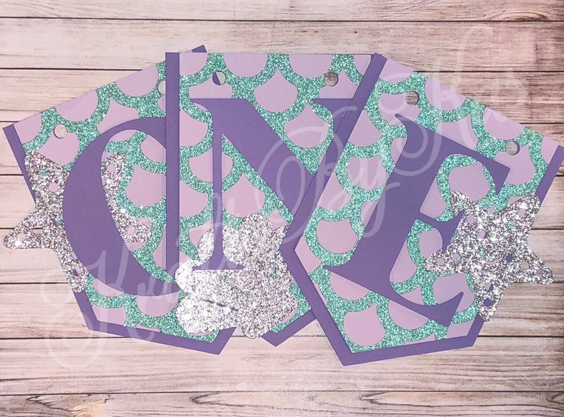 Mermaid One Banner Mermaid Highchair Banner Mermaid One | Etsy