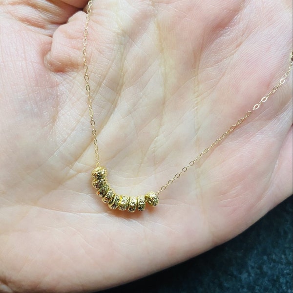 14kt Gold Necklace - Etsy