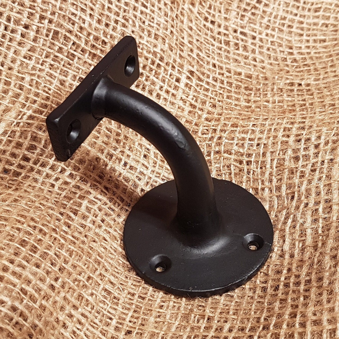 Hand Rail Bracket 3" Heavy Duty in Matte Black - Etsy