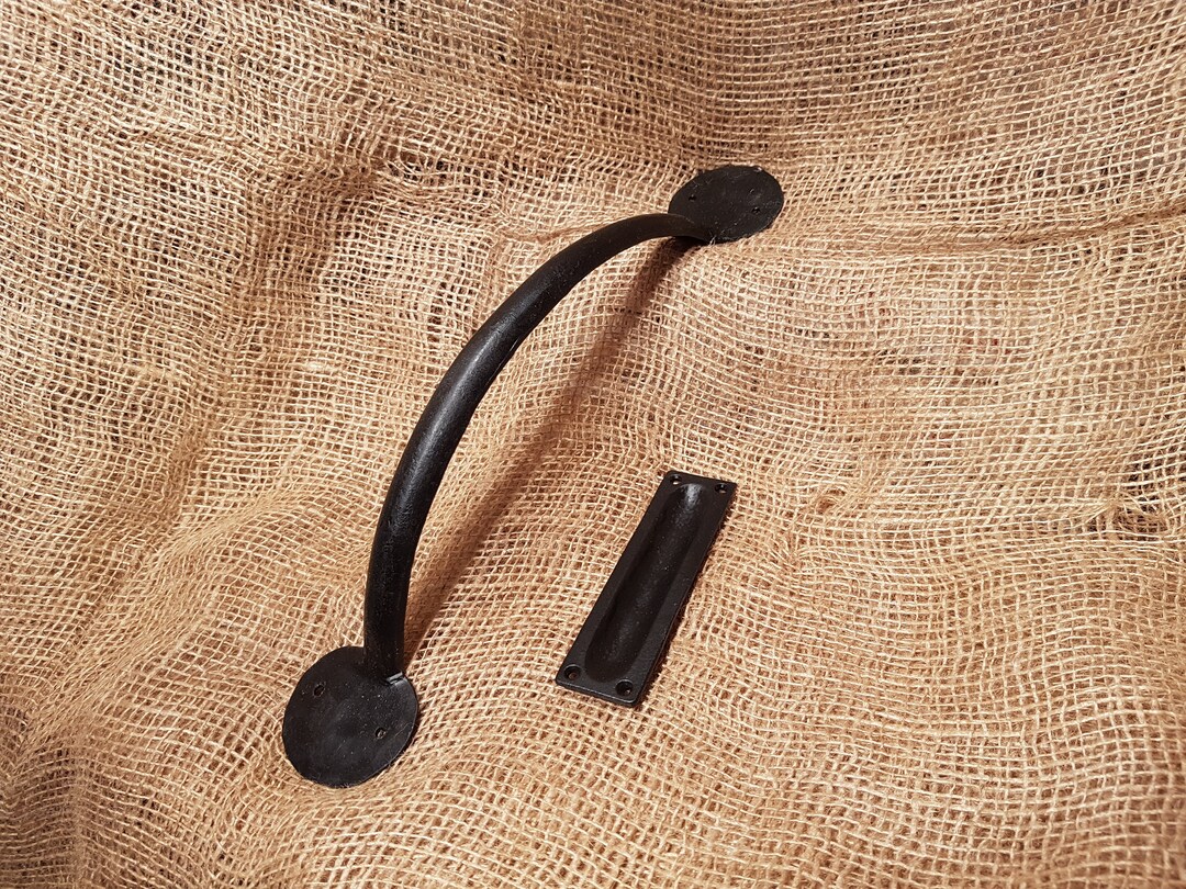 Large 12 or 14 Door Pull Handle With Flush 5 Inset Door Pull 2 Handle ...