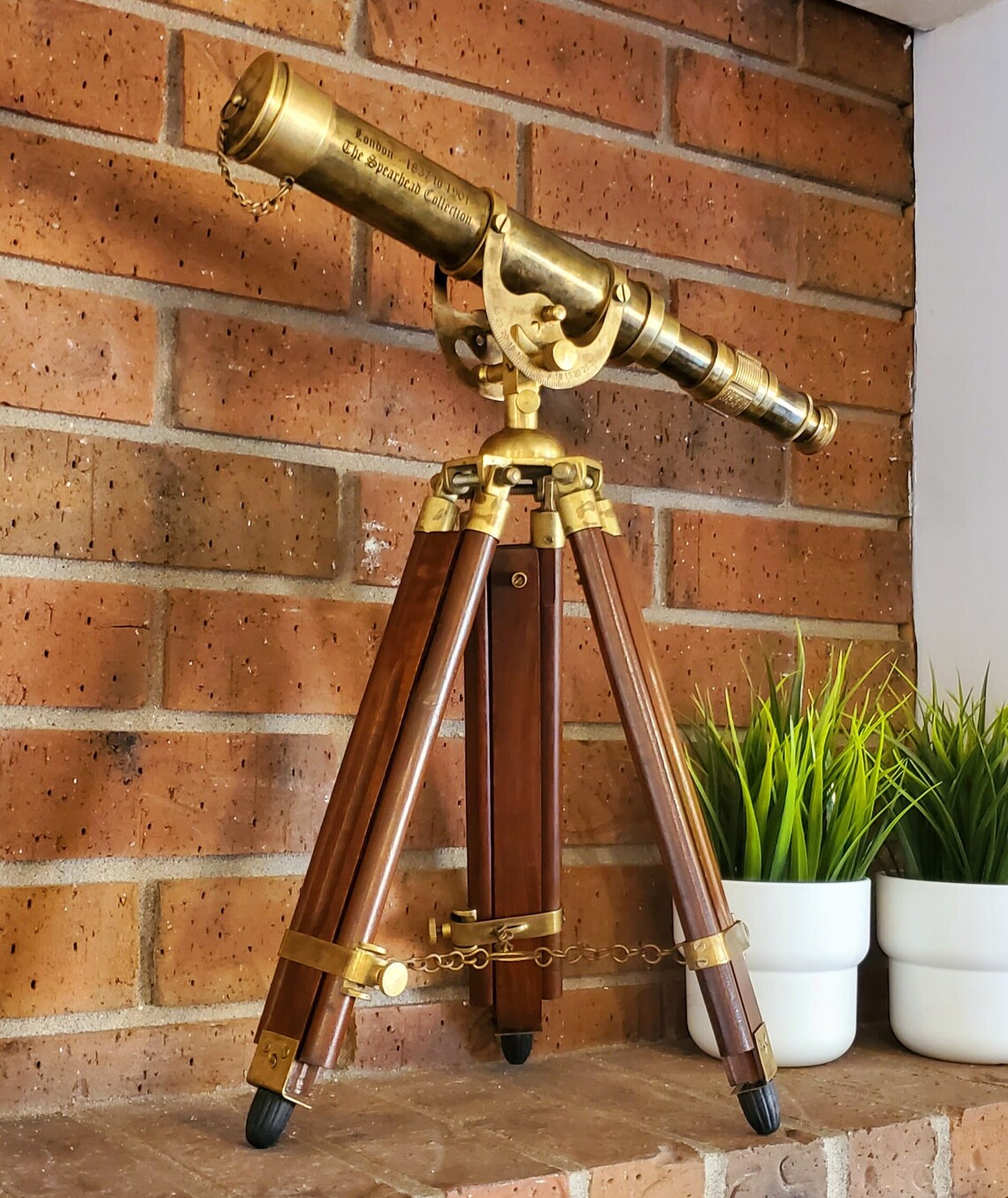 Vintage-style Telescope Antique Brass - Etsy