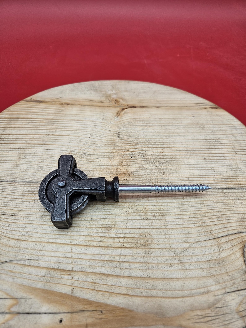 Single 'screw-in' Cast Iron Pulley Wheel - Etsy