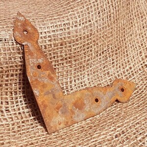 Arrowhead Corner Plate Rustic Authentic Finish or Flat Antique Iron ...