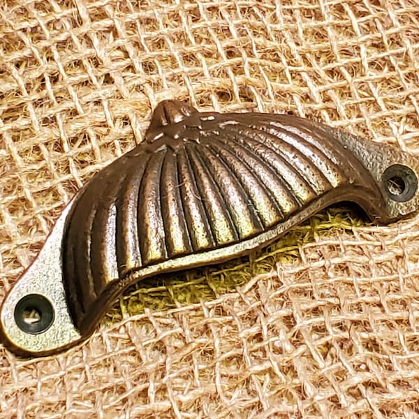 Antique Brass Cup Handle - Etsy