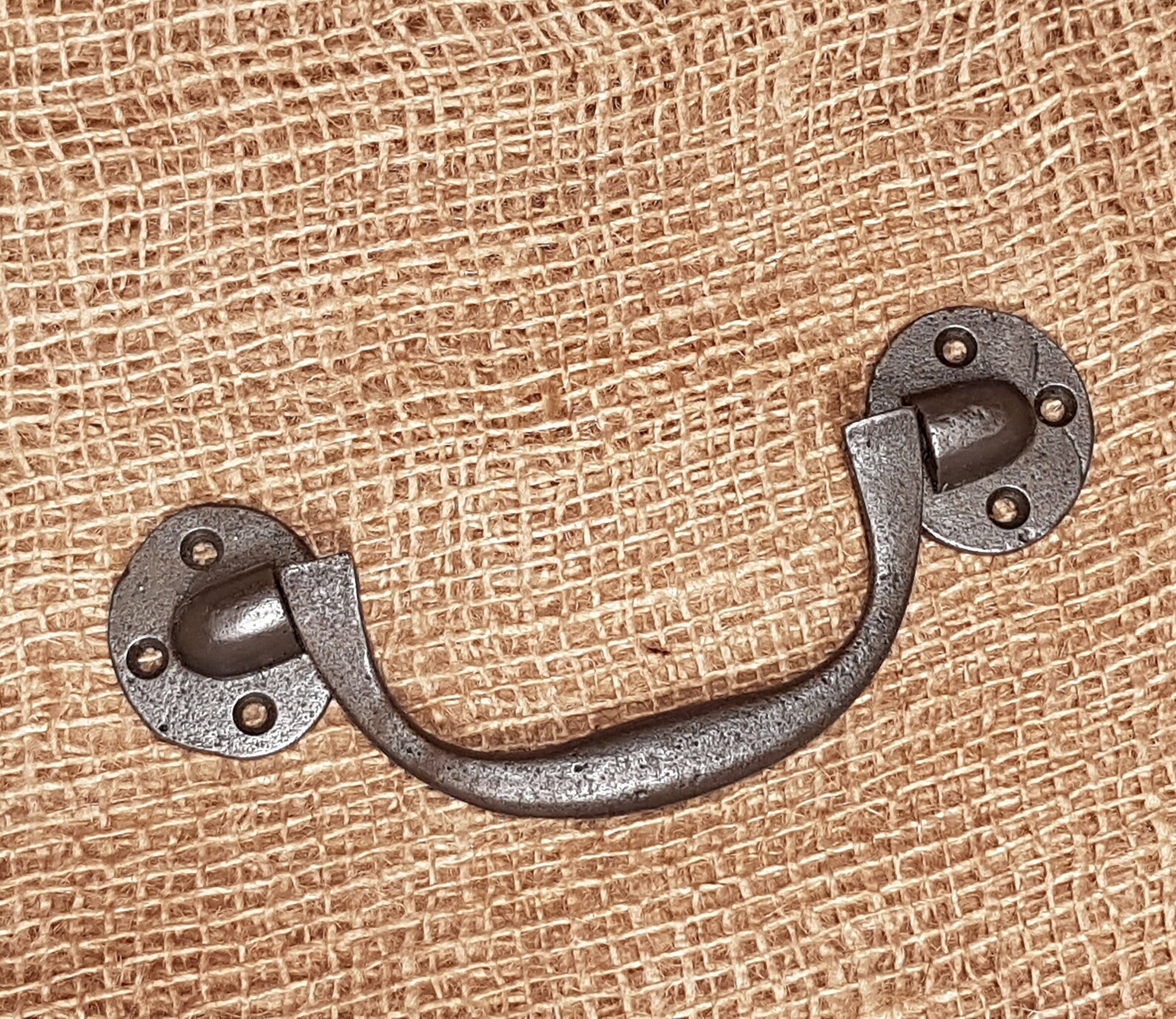 Vintage Lifting Handle Antique Iron 3 Hole Round Plate - Etsy