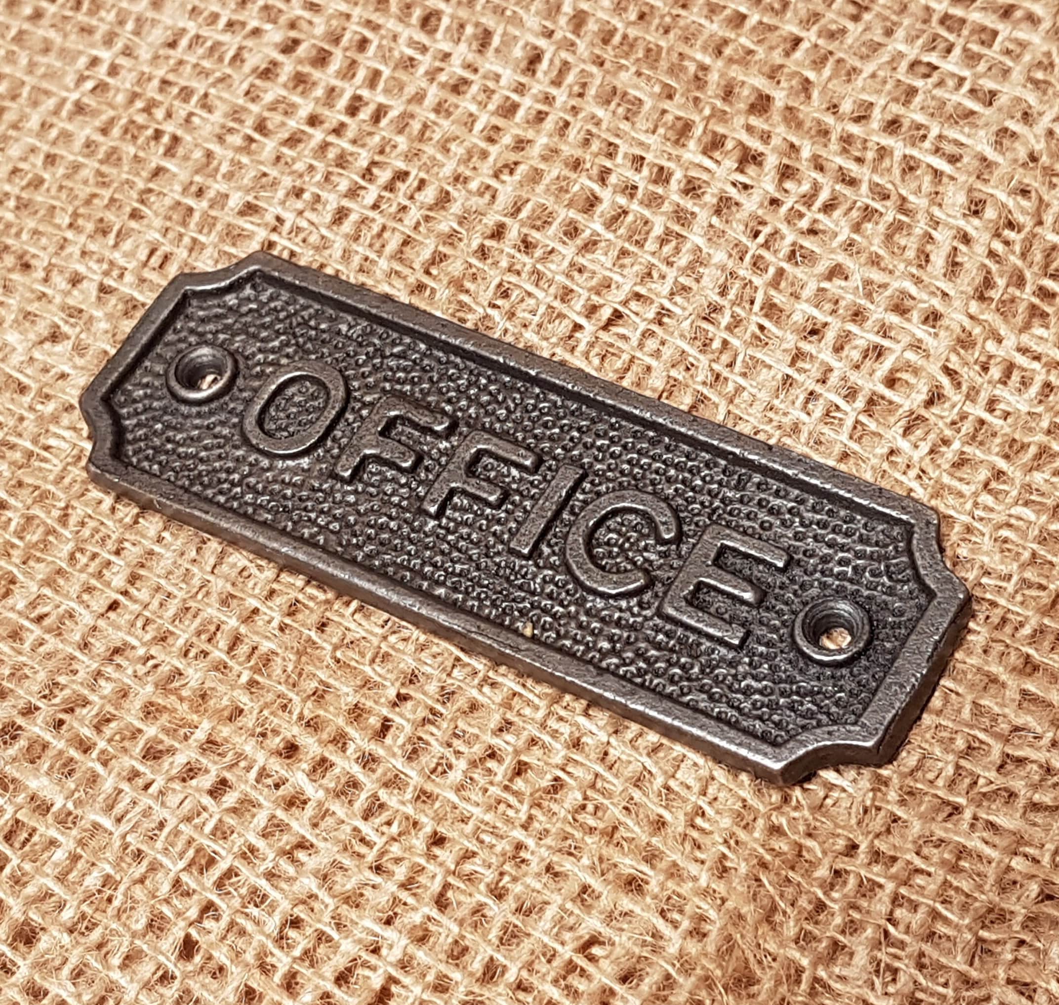 The Office Plaque Vintage Antique Iron | Etsy