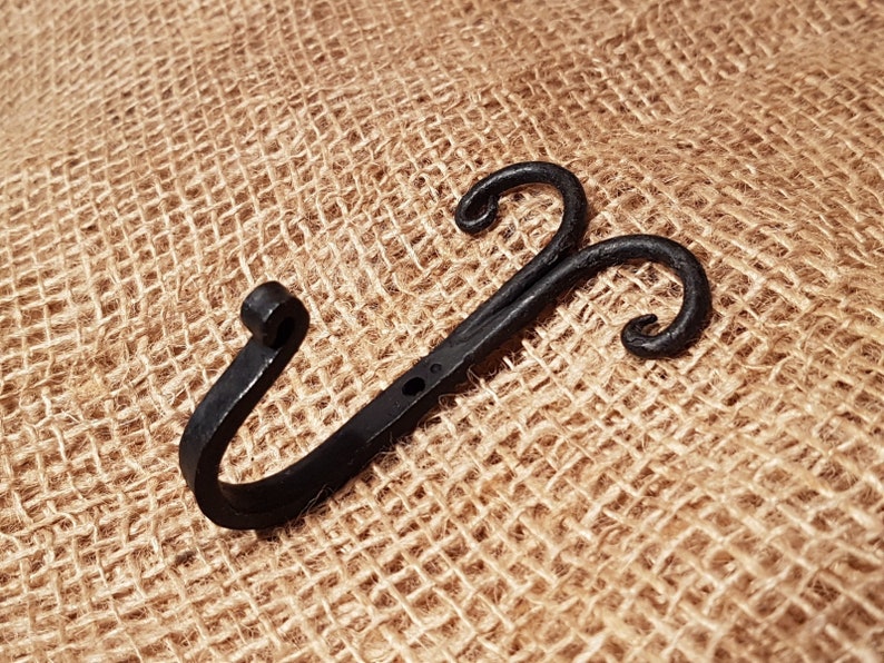 Rams Horn Forged Hook - Etsy