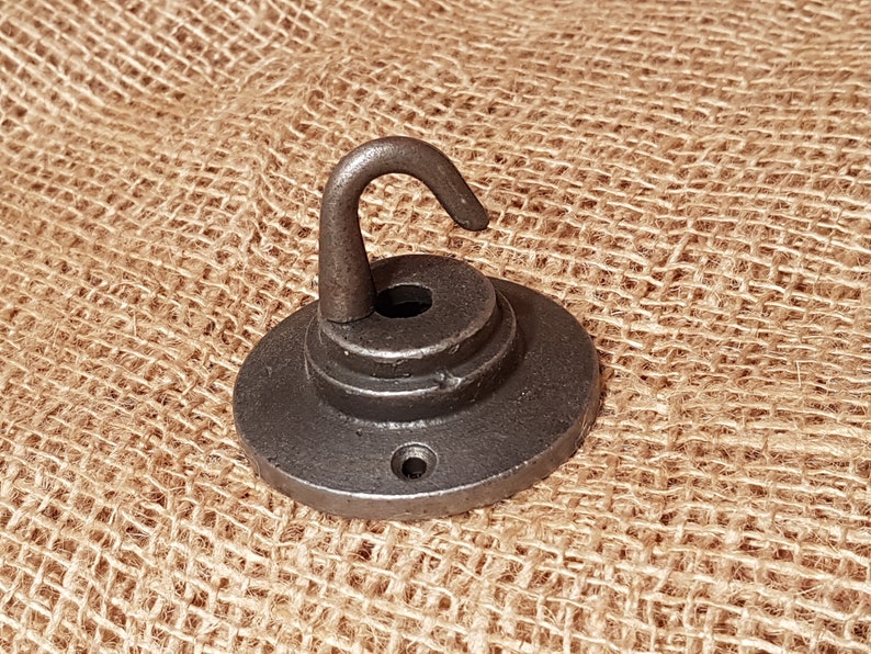Round Ceiling Flange Hook | Etsy