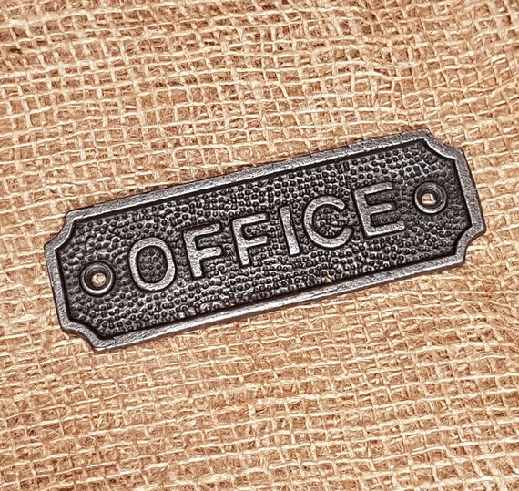 The Office Plaque Vintage Antique Iron | Etsy