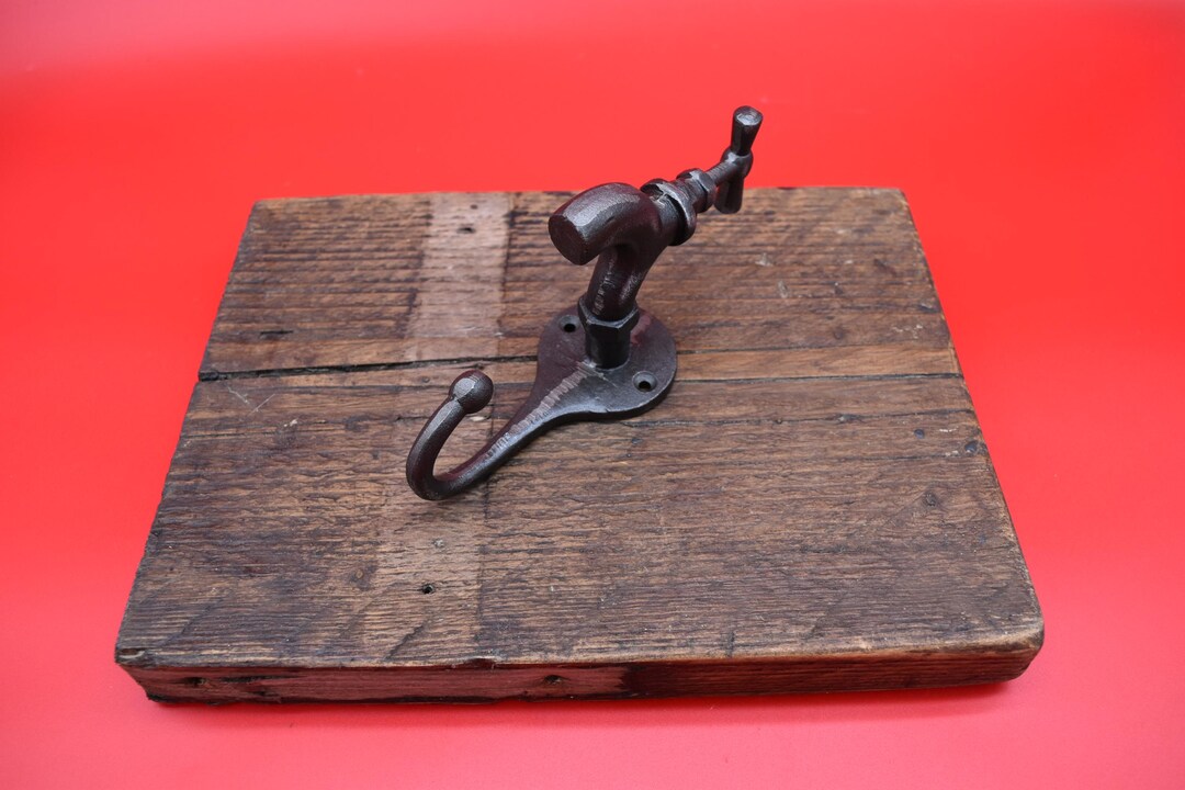 Coat Hook Tap Style Cast Iron 165mm - Etsy