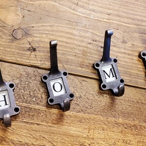 Old School Label Frame Coat Hook With Ceramic Letter or of - Etsy Canada