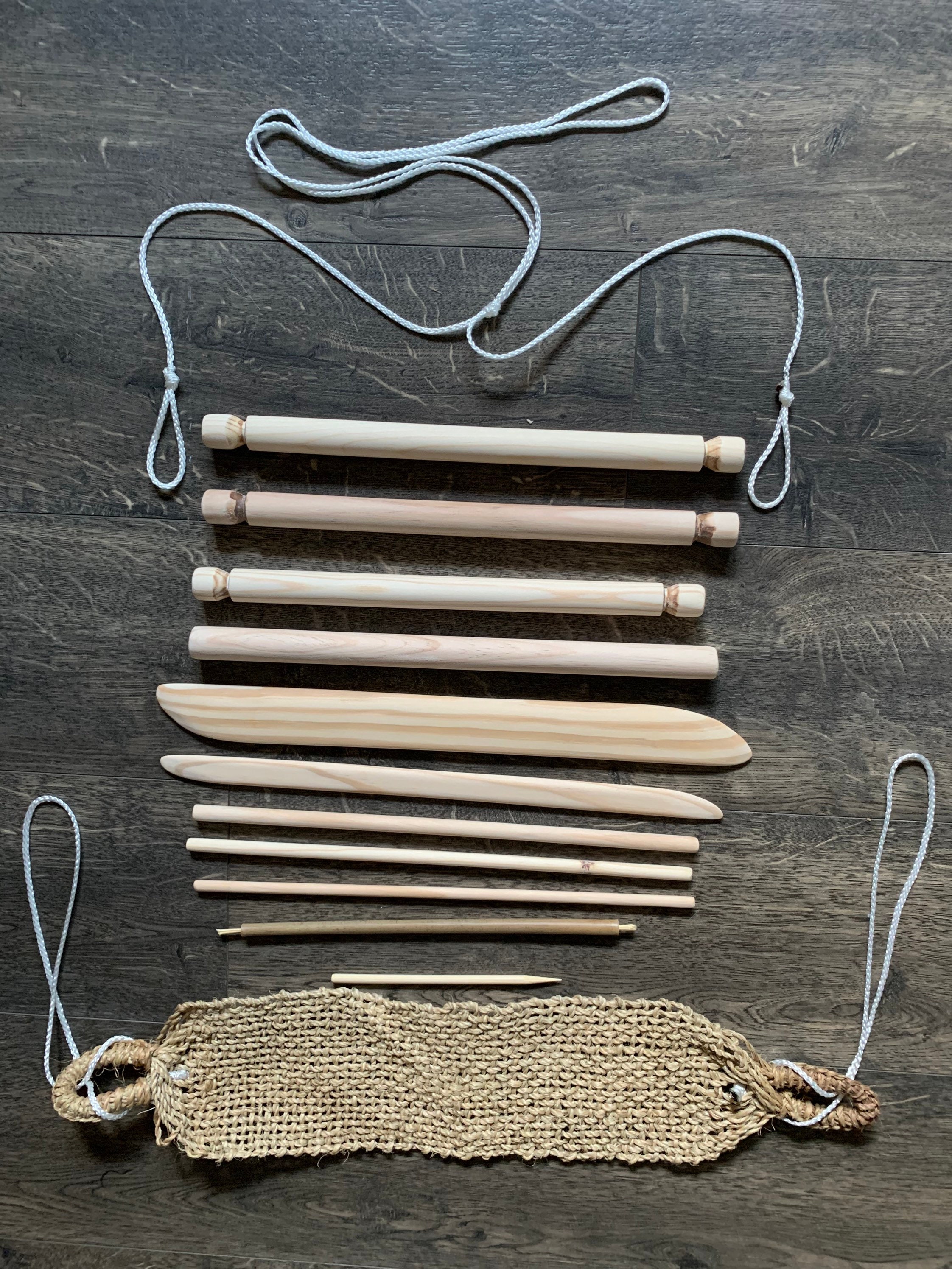 Loom//Back-strap Loom for weaving//Learn to Weave//Guatemalan | Etsy