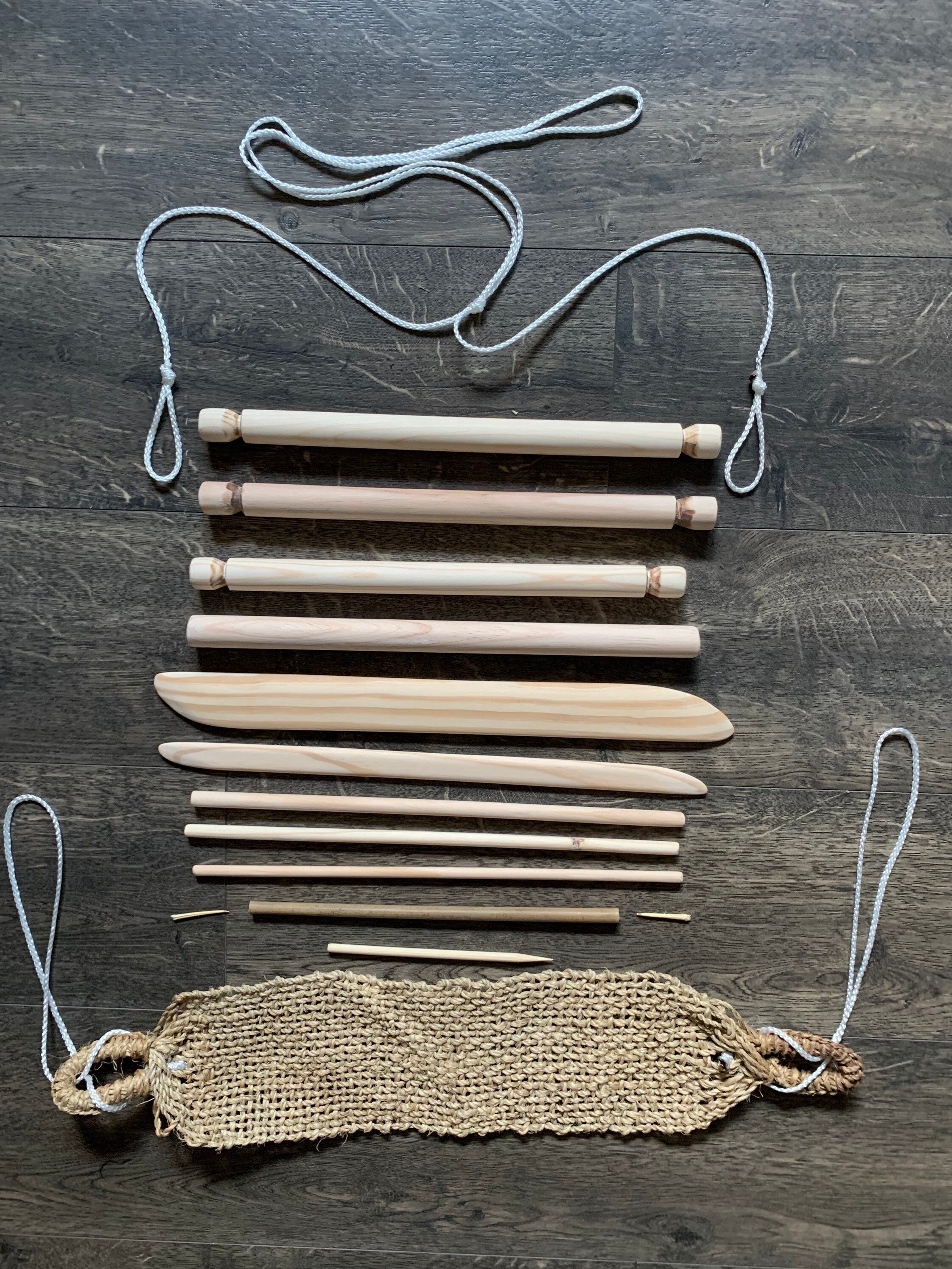 Loom//Back-strap Loom for weaving//Learn to Weave//Guatemalan | Etsy