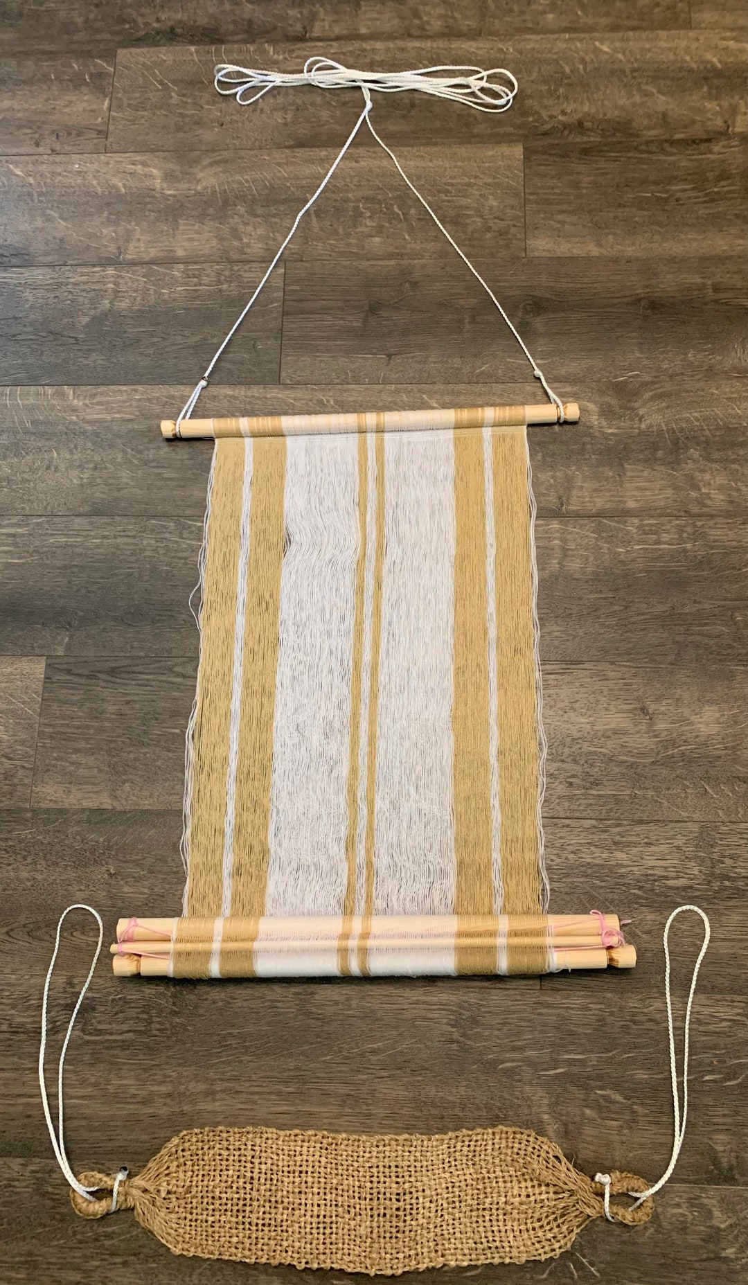 Pre-prepared Warp Threads//back Strap Loom//weaving Your Own Textiles ...