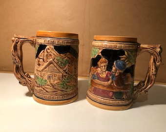 Ceramic Beer Mug Made in Japan - Etsy