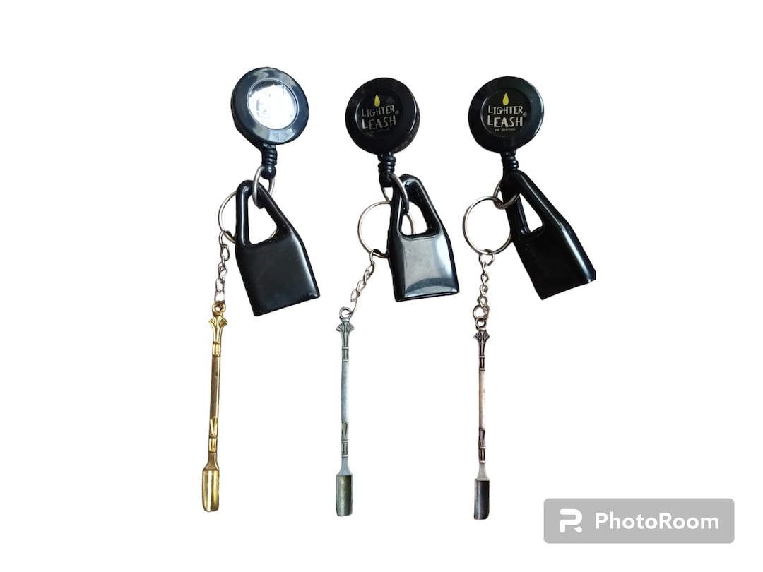 Lighter Leash W/ Long Spoon - Etsy