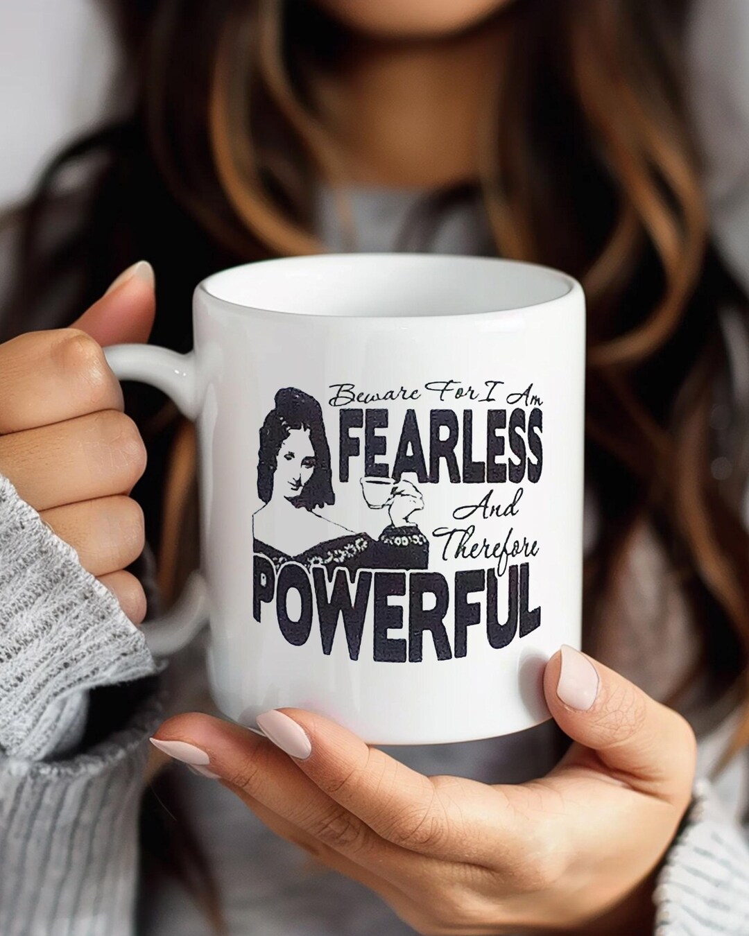 Frankenstein Mug – Mary Shelley "fearless and Powerful" Quote, Feminist ...